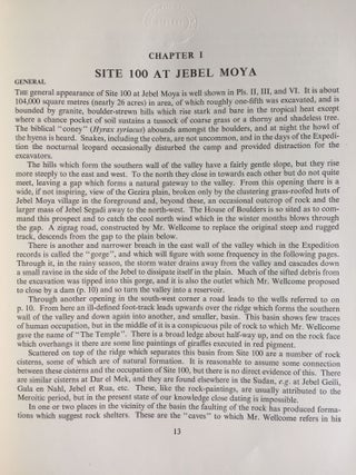 Jebel Moya, volume I. Part 1: Text. Part 2: Plates complete set ...